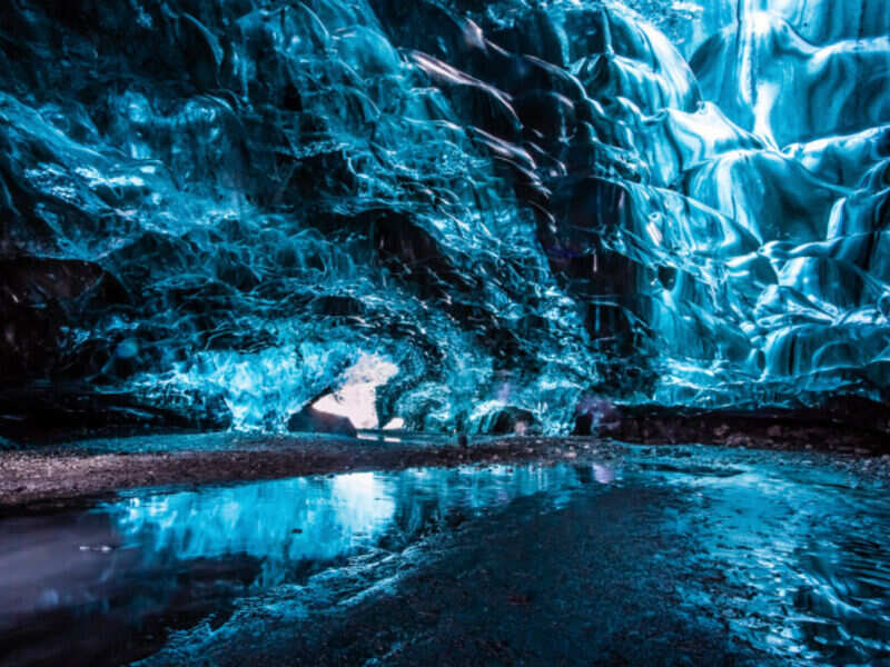 Explore an ice cave in Iceland | Times of India Travel
